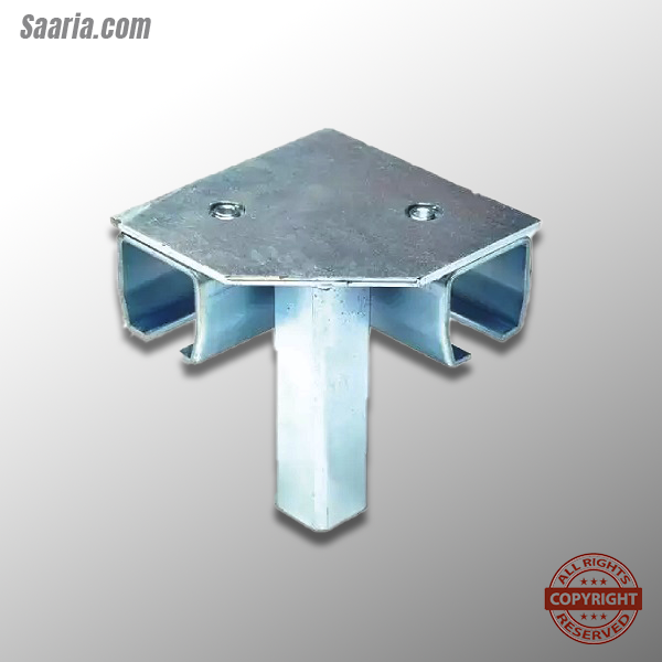 Floor Mount 90 Degree Corner Brackets